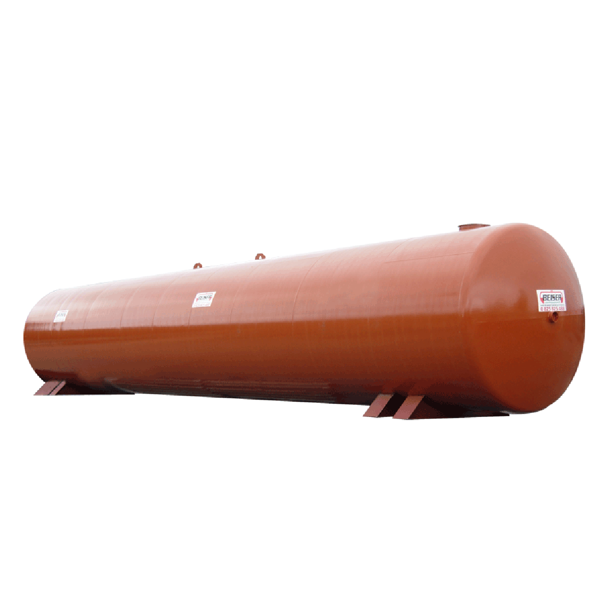 New steel fire water tank, 120000L Ø 3000