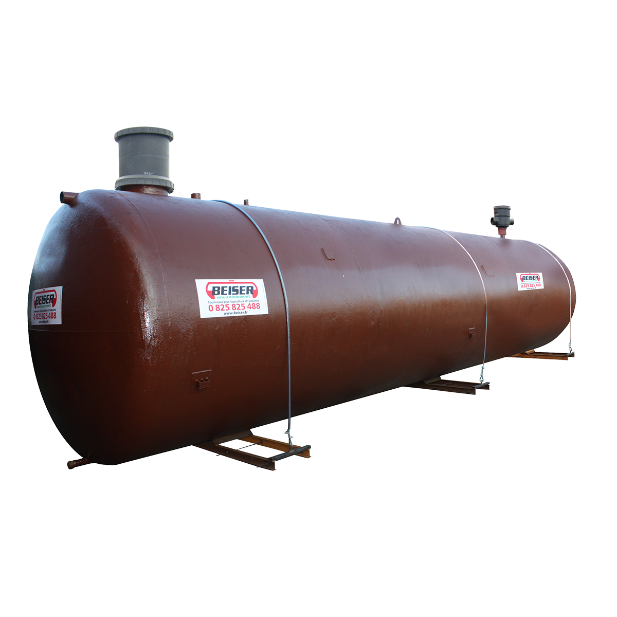 Buried single wall rainwater collection station, 80 000L with pump