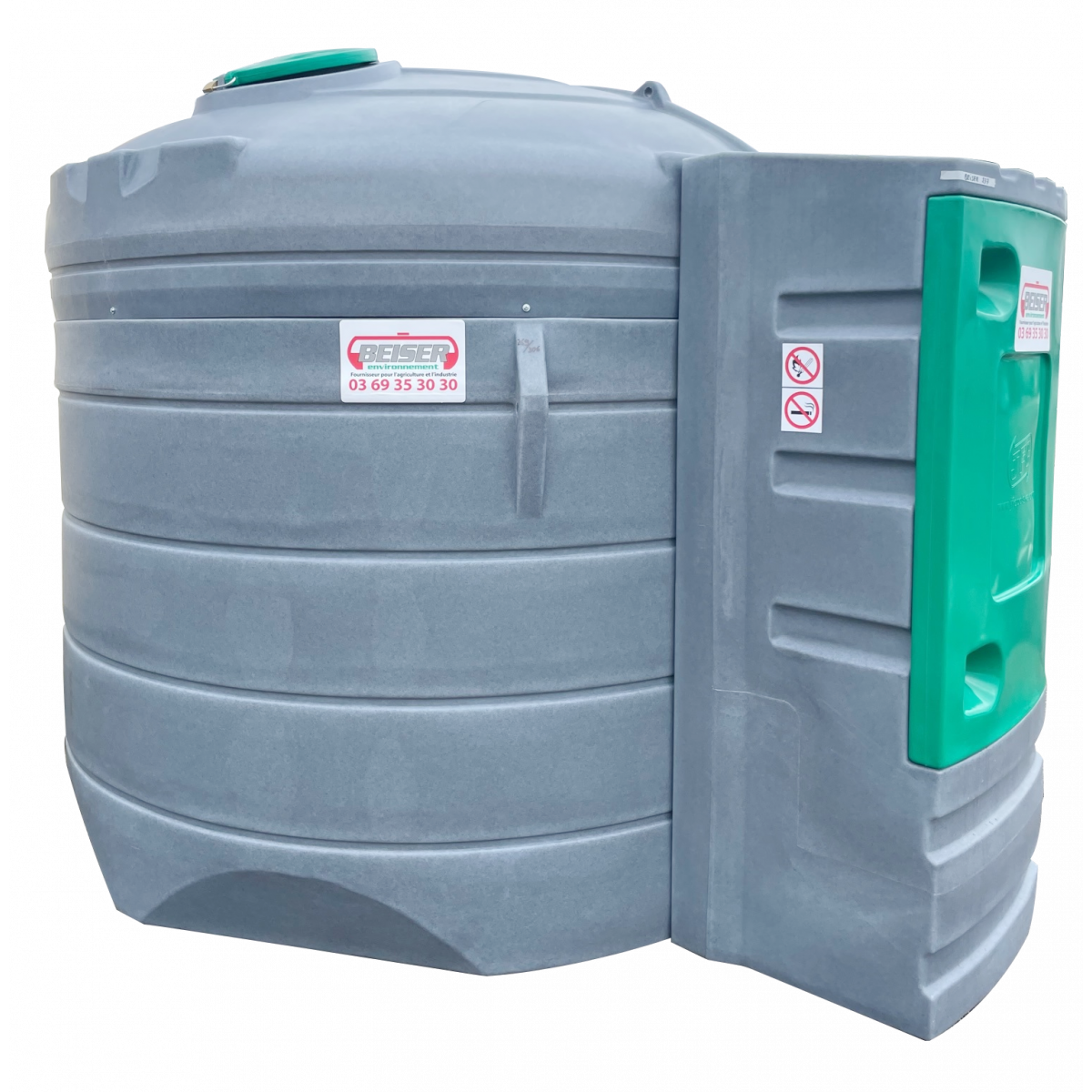 HDPE double wall vertical fuel station 5000 liters