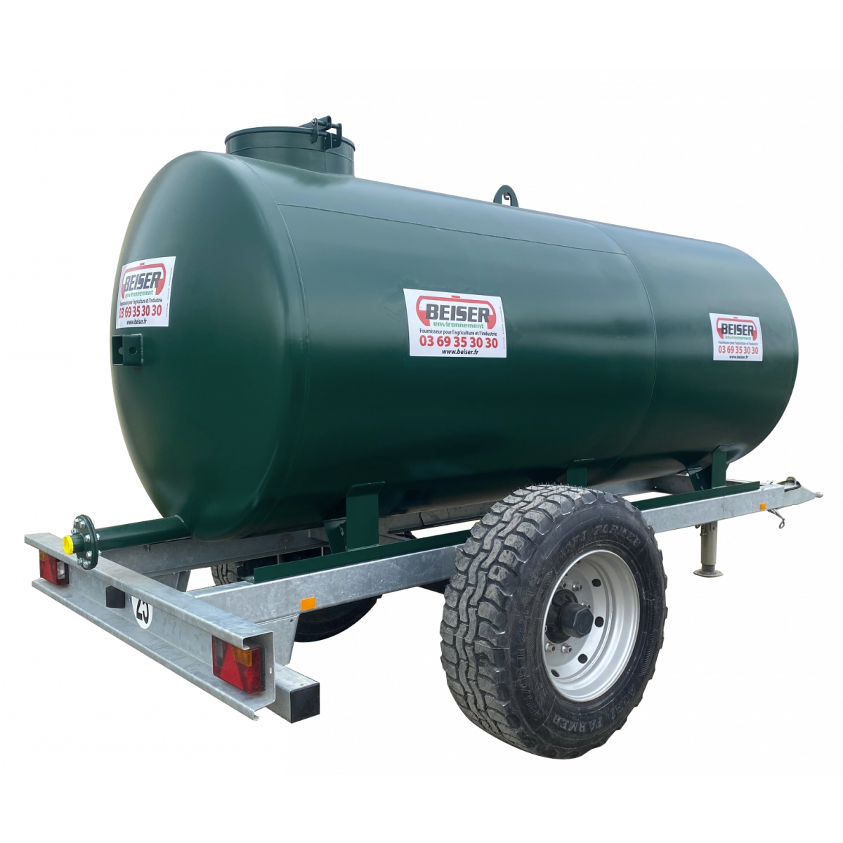 Tank on frame, 4000L | Galvanised tanks on wheels | Wheely tank | Tanks
