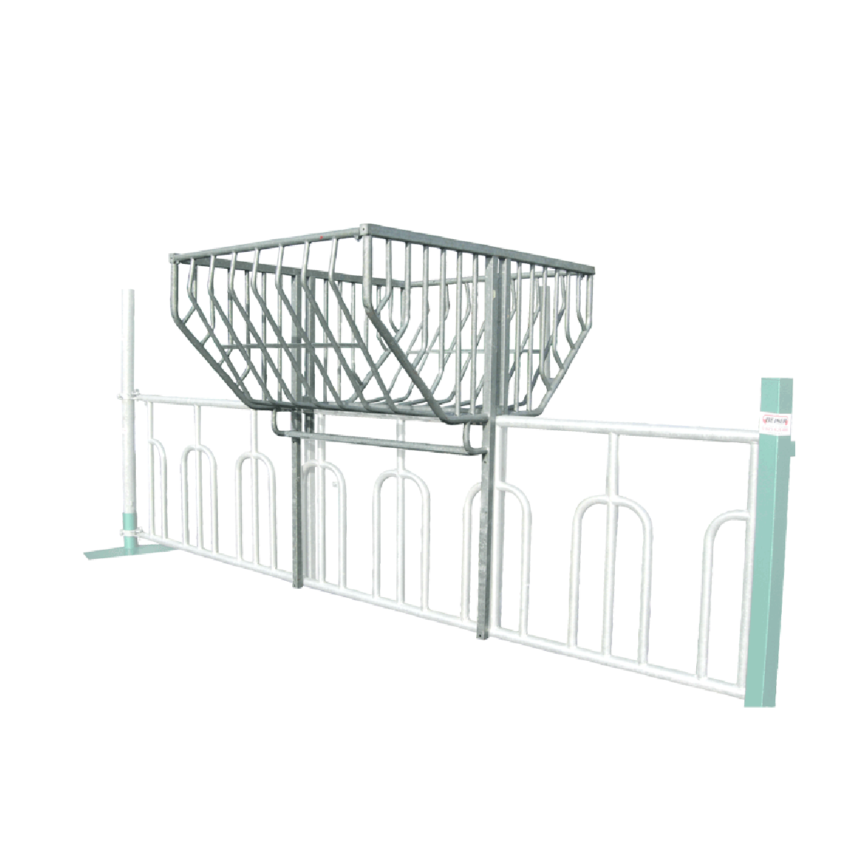 Hay rack on barrier | Racks | Food materials | Care, hygiene and ...