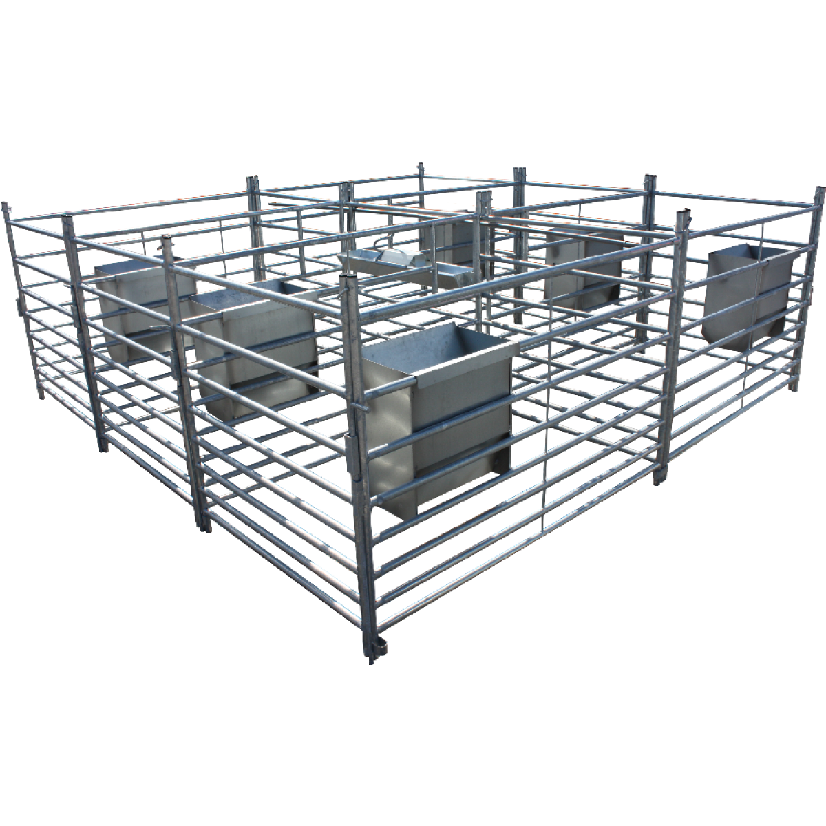 Cage Agnelage 6 box | Barriers sheepfold | Barriers and tubulars ...