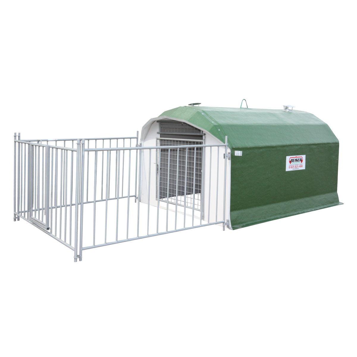Isolated dog kennel with park (+/- 10 dogs)