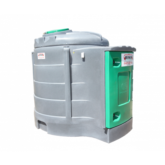 HDPE double wall vertical fuel station 2500 liters